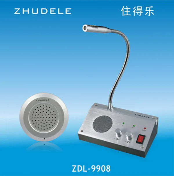 Home Security 110V / 220V English Version Window Intercom Kit Dual way ...