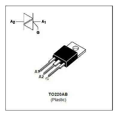 Bta10-600c- - Triacs 10a 600v To-220 (new And Original) ,50pcs/lot ...