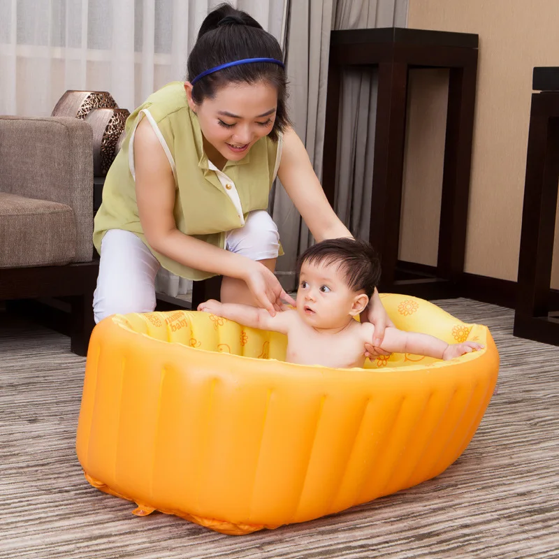 Plastic Baby Tub Swimming Pool Portable Bathtub Inflatable Bath Tub ...