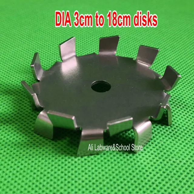 1pc lab stainless steel DIA3cm to 18cm saw tooth type stirrer ...