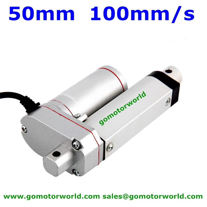 12V-24V-50mm-Stroke-1600N-load-100mm-s-speed-DC-Linear-Actuator-15 ...