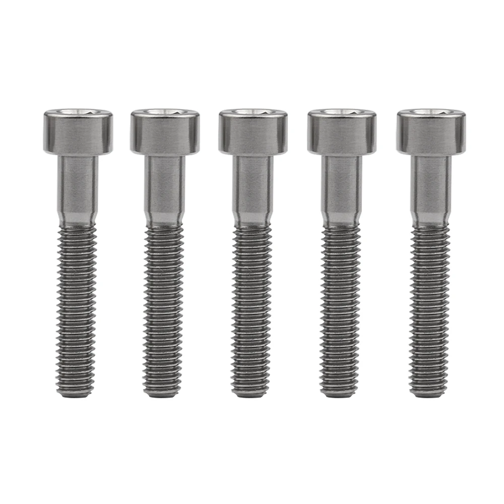 5pcs lot M5 X 30mm Ti Titanium Bolts Screws Bolt For Bike Parts Bike 5pcs lot M5 X 30mm Ti Titanium Bolts Screws Bolt For Bike Parts Bike