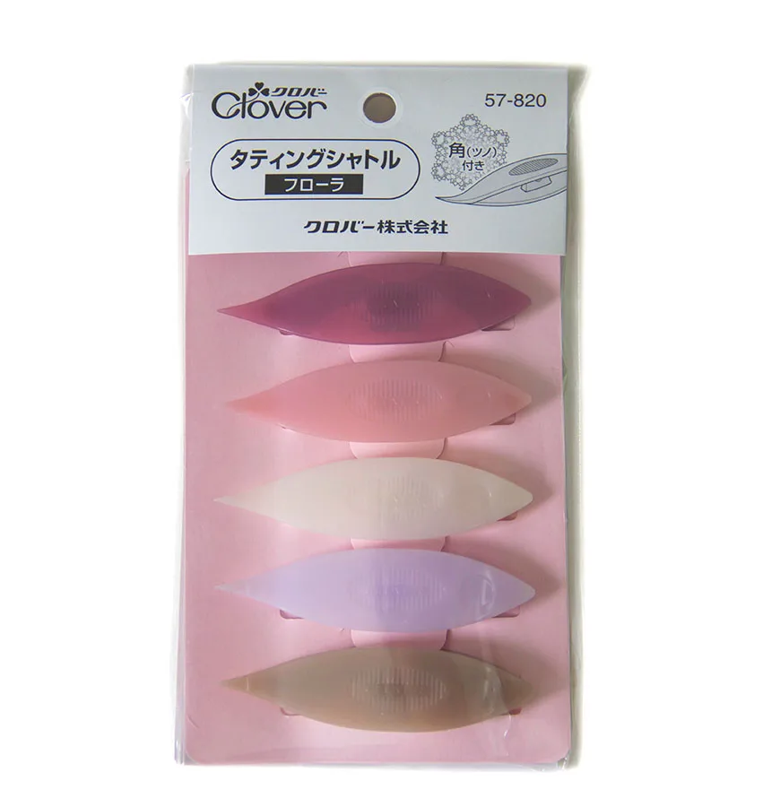 Japanese Clover Tatting Shuttle Flora Set of 5 colors Lacemaking Crafts ...