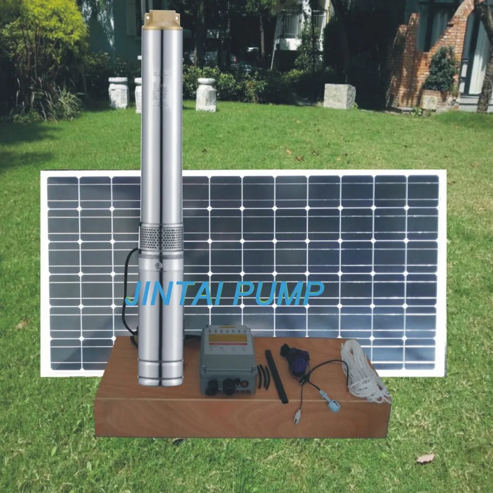 2 years warranty 24V 140watts Solar water pump, solar borehole pump ...