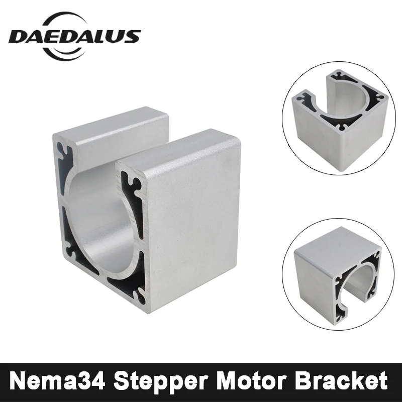 Aluminum Bracket Stepper Motor Bracket Nema34 Stepper Motor Mounts Base ... Aluminum Bracket Stepper Motor Bracket Nema34 Stepper Motor Mounts Base ...
