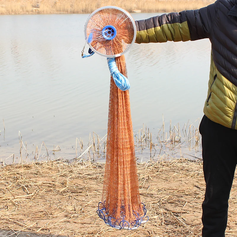American Sign throw cast nets to catch fish throwing Wang Yi Xuan ...