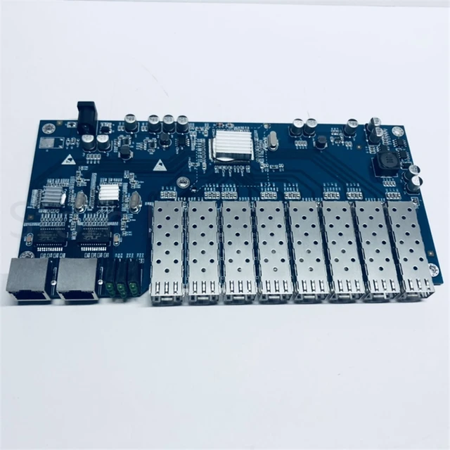 PCBA board Gigabit Ethernet switch Ethernet Fiber Optical Media ...