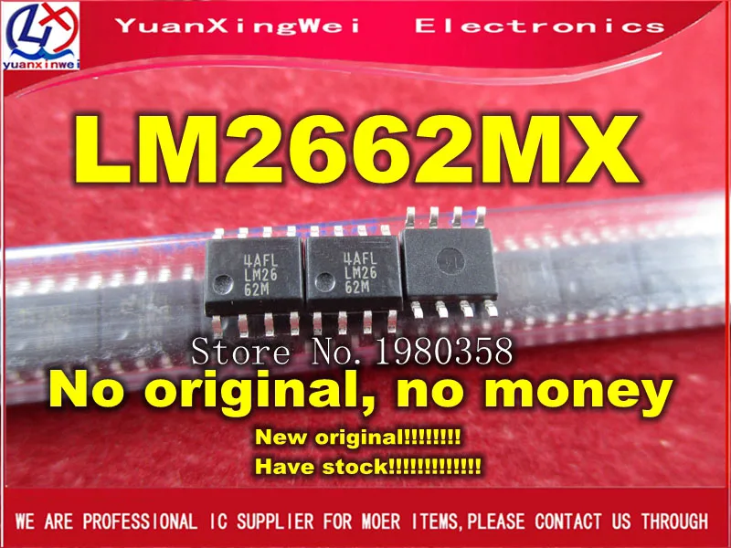 Free Shipping 10pcs Lm2662mx Lm2662m Lm2662 Soic8 - Replacement Parts ...