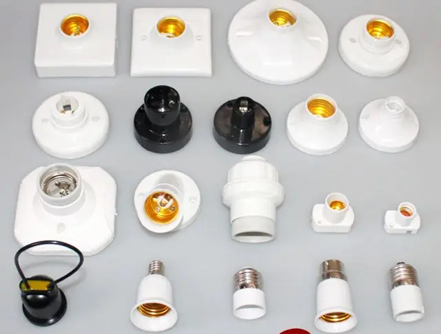 3pcs/lot e27 Socket LED Bulb Holder Lamp Base e27 Lamp Holder Light ...