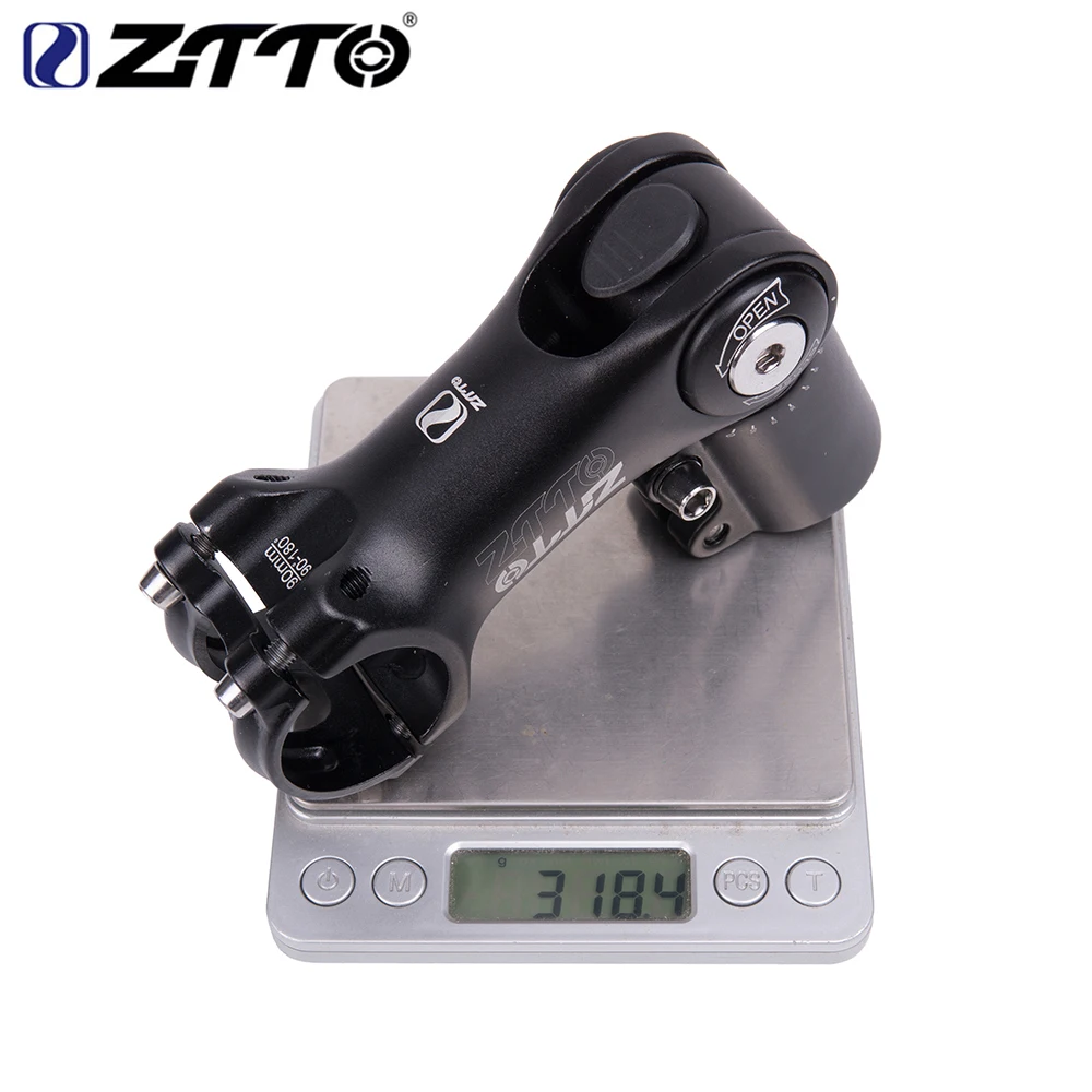 Haste ajustável 160 graus riser 90mm 110mm * 31.8 pinça para bicicleta ...