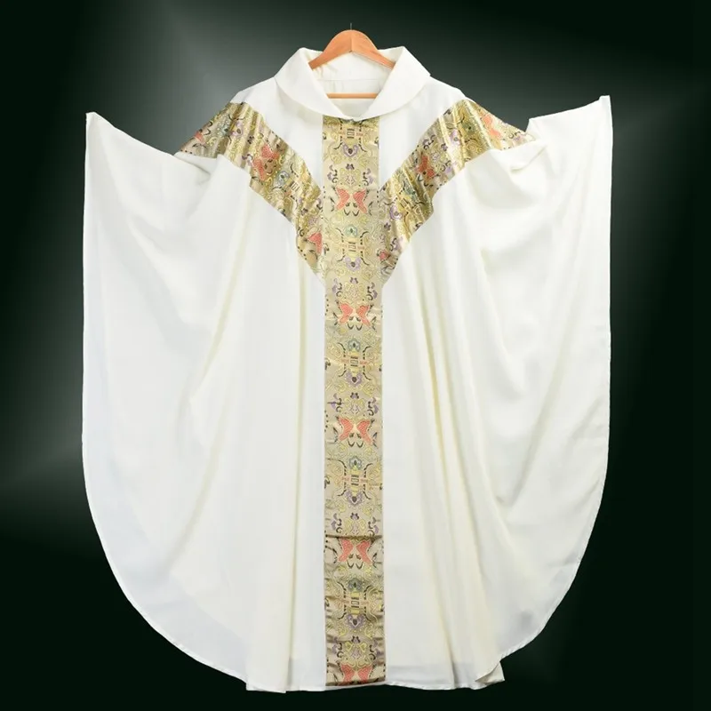 Priest Costume Church Clergy Vestments Cassock Chasuble Cope Robe