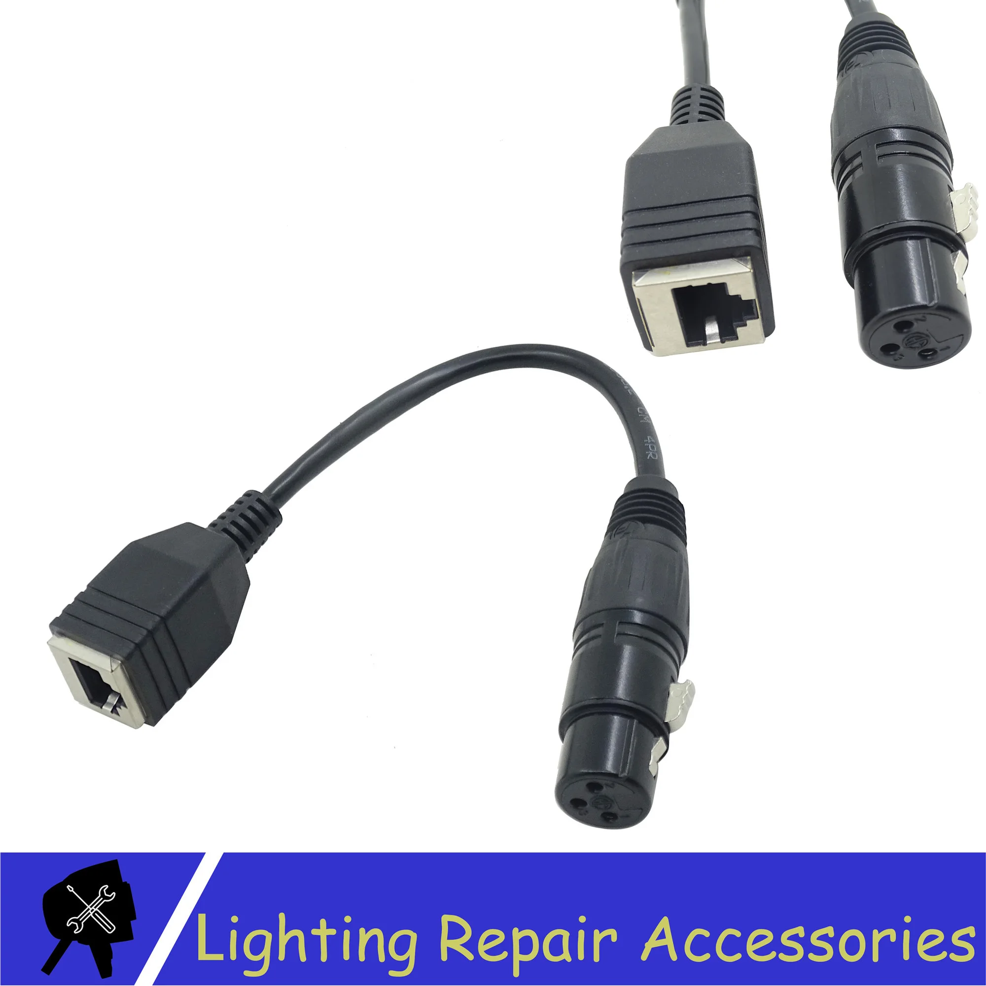 Adapter Converter DMX Cable Extension Cable XLR 3 Pin Male / Female To ...