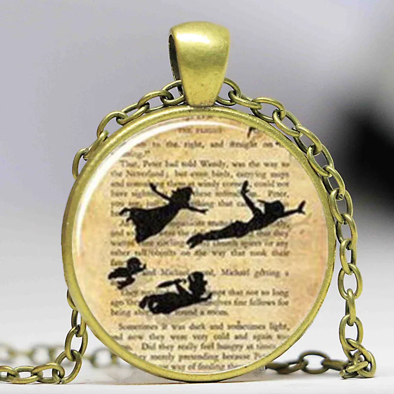 Jewelry Women's Fashion PETER PAN Neverland Tinkerbell Necklace Photo ...