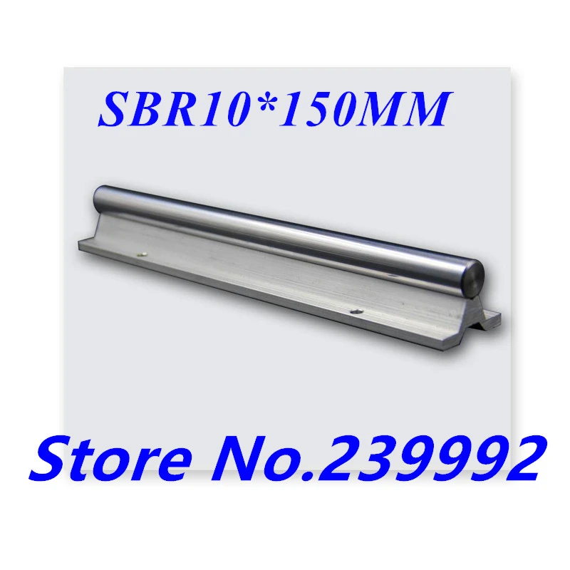 2pcs Sbr10 Linear Rail 150mm Long 10mm Diameter Linear Guide Cnc Parts ...