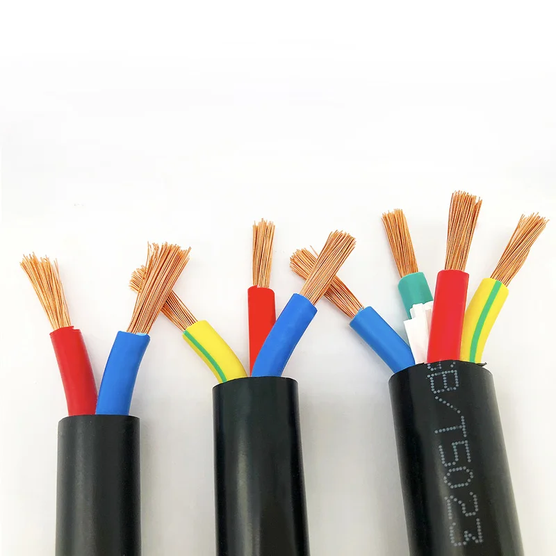 10M Black Sheathed wire 3 core Waterproof Wire Cable GB Flame Retardant ...