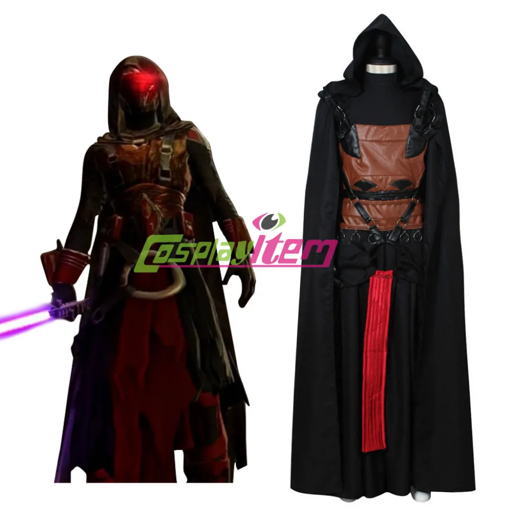 Star Wars Darth Revan Cosplay Costume Full Set Adults Men Halloween ...