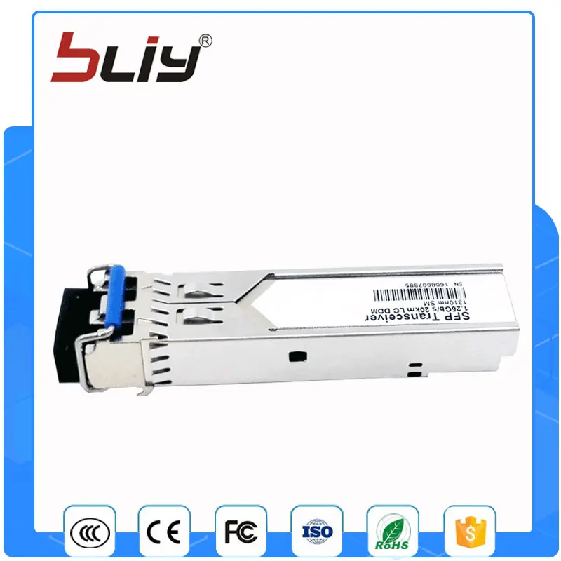 20km 1000base dual fiber sfp to lc slot 1.25G gigabit ethernet sfp ...
