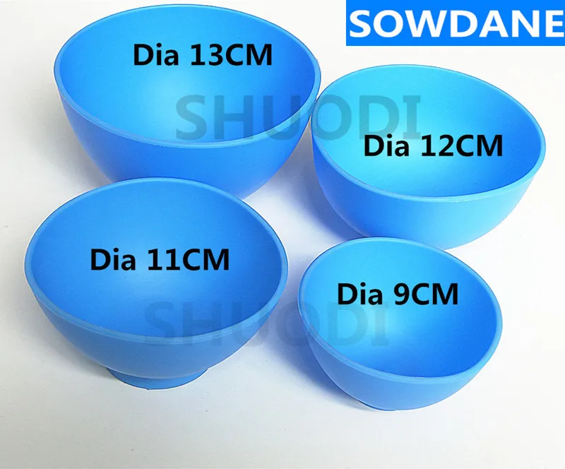 New Dental Rubber Mixing Bowl Plastic Flexible Medical Lab Silicon Bowl ...