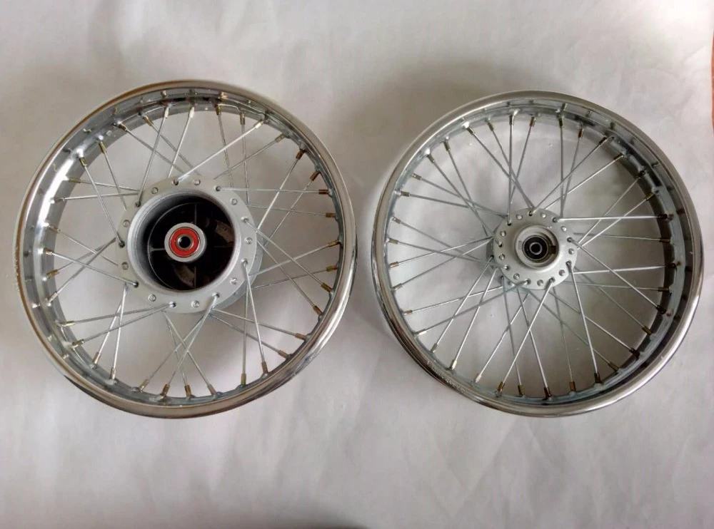 GN250 Front Rear 3x17 36 Spokes Motorcycle Wheel Rims With Brake ...