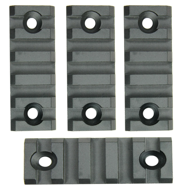 4Pack, 5 slot Keymod rail part Picatinny rail for key Mod wrist mount ...