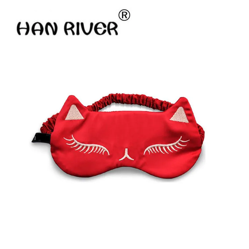 Two sided silk comfortable bat eye shade mask the children's cartoon ...