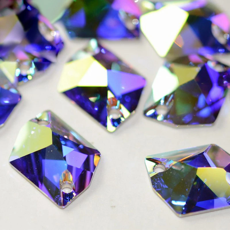 Crystal Ab 3265 Cosmic Sew On Stone Flat Back Sewing Rhinestones Sewn ...
