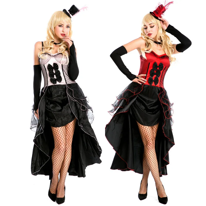 New Cosplay Halloween Party Dress Retro Princess Dress Bar Nightclub ...
