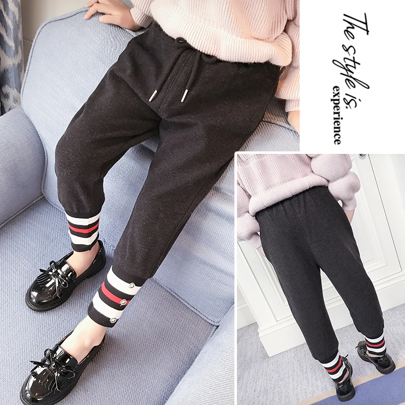 Pants Girls 4 5 6 7 8 9 10 11 12 13 Years Teenagers Baby Girls Solid ...