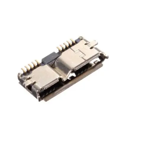 10Pcs 고속 마이크로 USB 3.0 여성 10Pin SMD 소켓 PCB 납땜 커넥터 새로운|connector 10pin ...