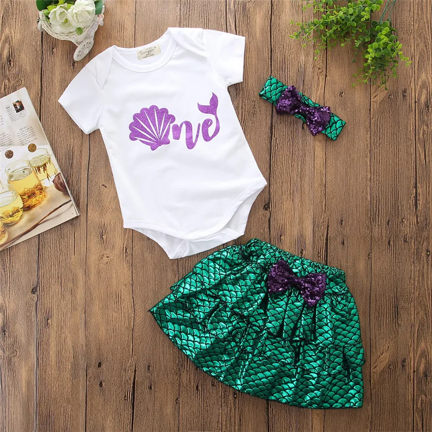 Toddler Girls Summer Clothing Bebe Girl Little Mermaid Dress Newborn ...