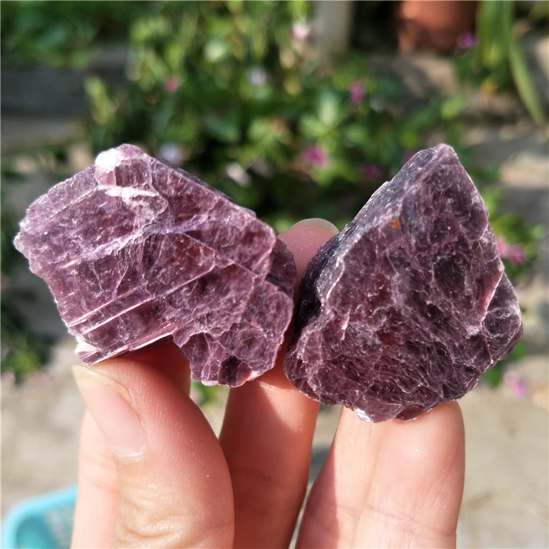 Raw Purple Lepidolite Micas Rough Gemstone Mineral Specimen Reiki ...