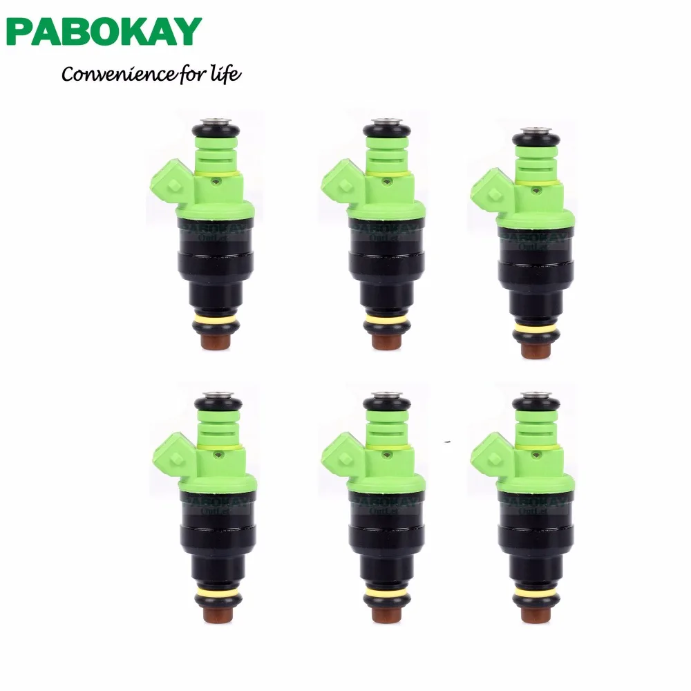 For6 Pieces X Green Top High Flow 558 Ev1 42lb 440cc Fuel Injector ...