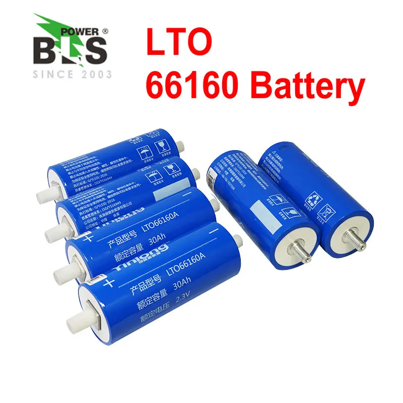 6 шт. LTO 66160 2,4 v 30Ah не 40AH аккумулятор из лития и титана ячейка ...