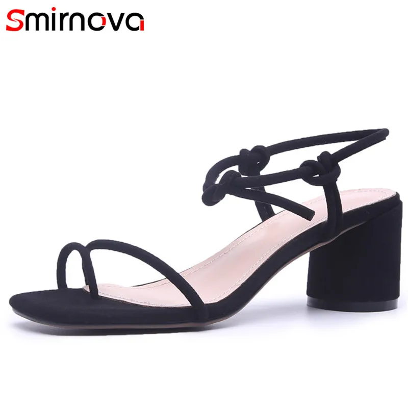 Smirnova 2018 sweet summer genuine leather women sandals new arrive ...
