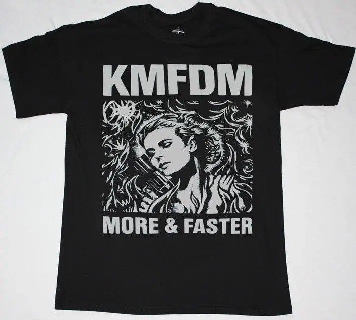 Nueva Marca ropa Camisas corta kmfdm más y más rápido industrial Kraut ...