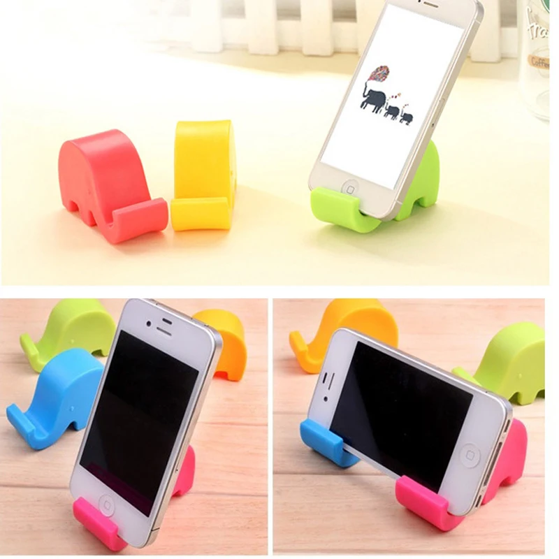 Creative Mini Cute Elephant Shape Mobile Phone Holder Portable ...