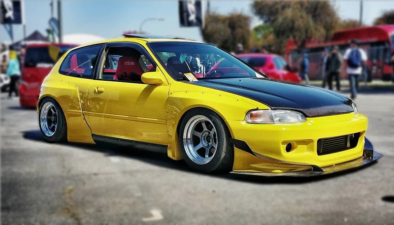 Car Accessories Frp Fiber Glass Rb Style Full Wide Body Kit Fiberglass Wider Racing Bodykit Trim For Honda Eg Civic Coupe 2dr Body Kits AliExpress