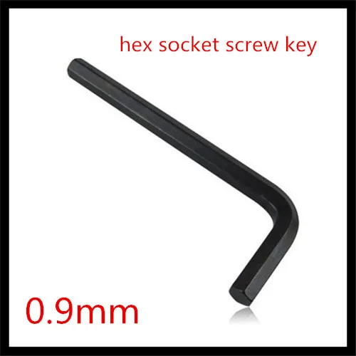 50pcs/lot High Quality Alloy Steel With Black 0.9mm Hex Socket Screw ...