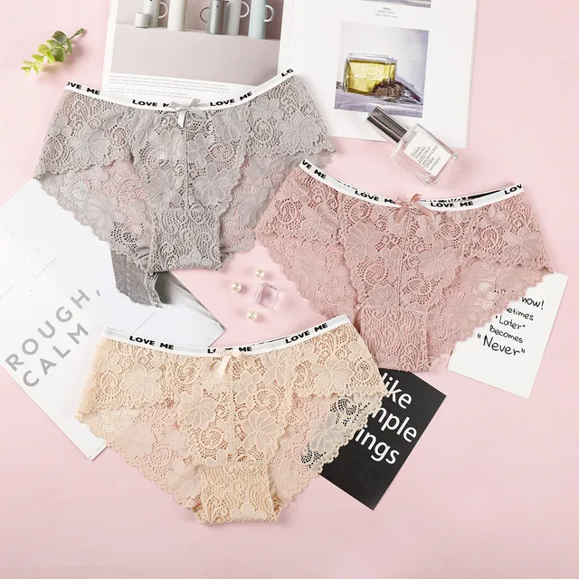 Buy Sexy Lace Panties Women Fashion Cozy Lingerie