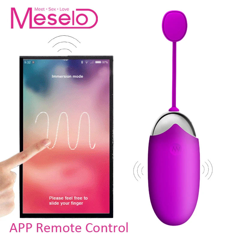 Meselo Bluetooth App Remote Control Vibrator For Women 12 Modes