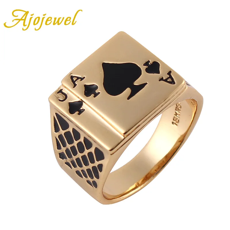 Poker Accessories | Black Heart Ring | Ring Poker | Ring Men | Jewelry ...