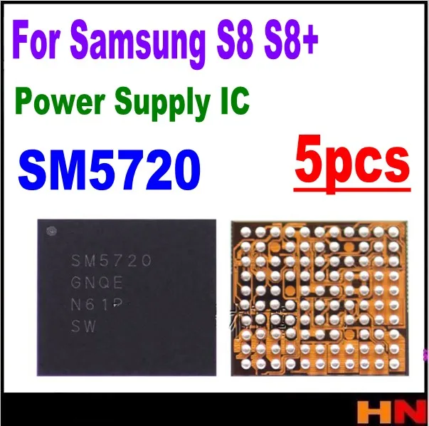 5pcs wholesale SM5720 For Samsung S8 S8+ Power Supply IC PM chip|Mobile Phone Flex Cables ...