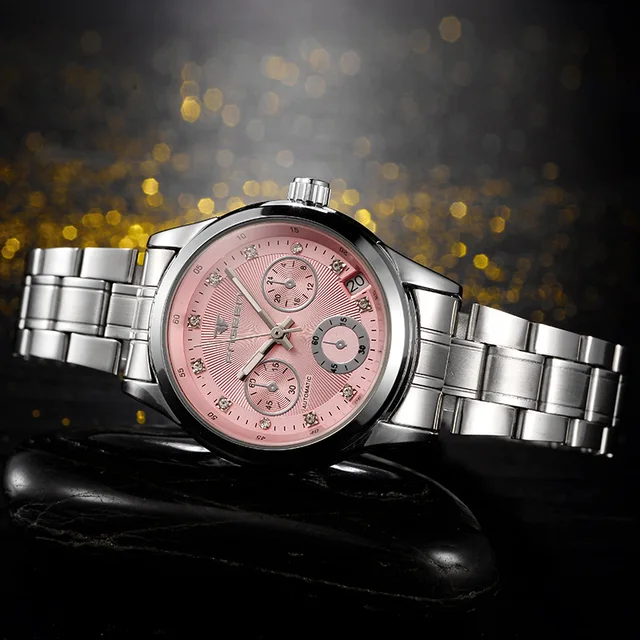 Aliexpress.com : Buy Business Women Automatic Mechanical Watches ...