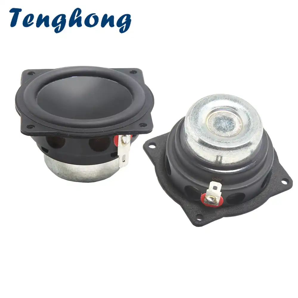 Tenghong 2pcs 2 Inch Full Range Speakers 4 8 Ohm 10W Portable Audio ...