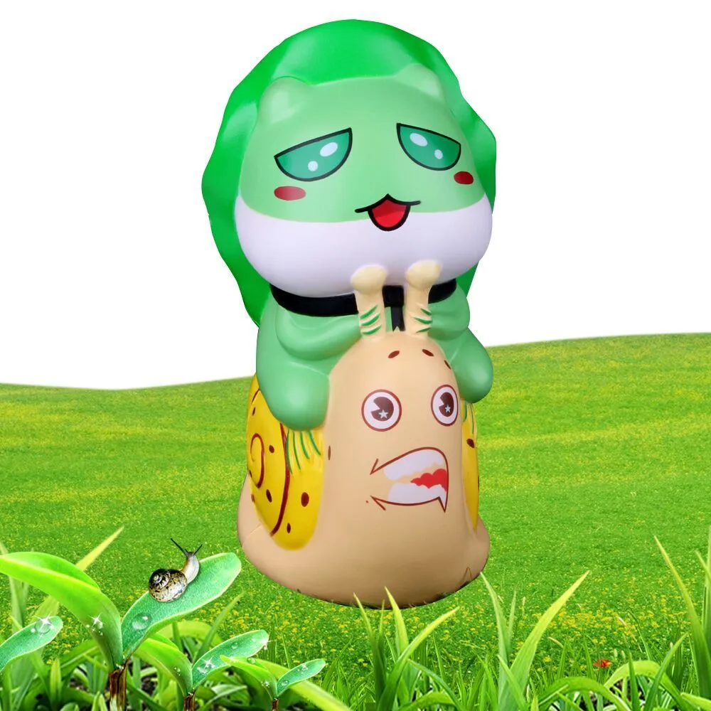 Squishy Frog Snail Cream Scented Decompression super soft and very slow ...