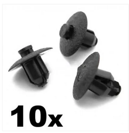 10x For Plastic Inner Wing, Wheel House Shell & Splash Guard Clips ...