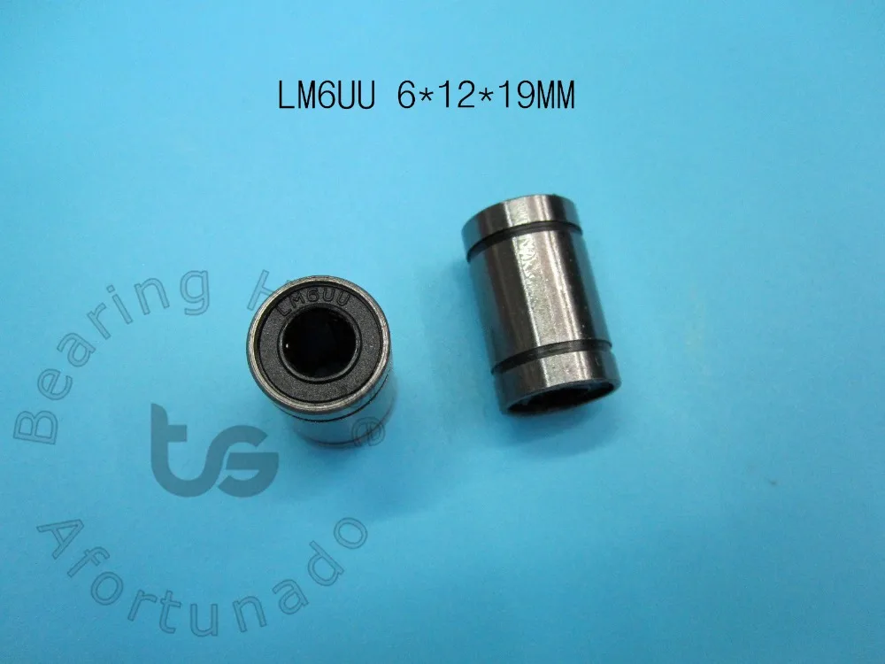 LM6UU bearing 6*12*19mm 10pieces LM6UU 6mm Linear Ball Bearing Bushing ...