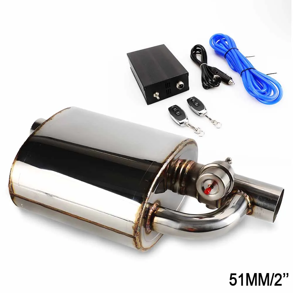 2INCH-3INCH-Inlet-Weld-On-Single-Electric-Exhaust-Muffler-With-Wireless ...