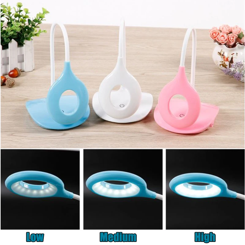LED Reading Light 5W Charging Light 3 level Brightness Control To ...