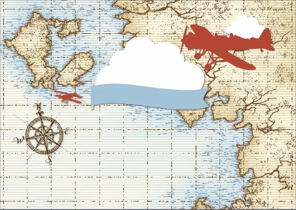 5ft x 7ft Vinyl Photography Backdrop Aged Atlas Vintage Map Photographs ...